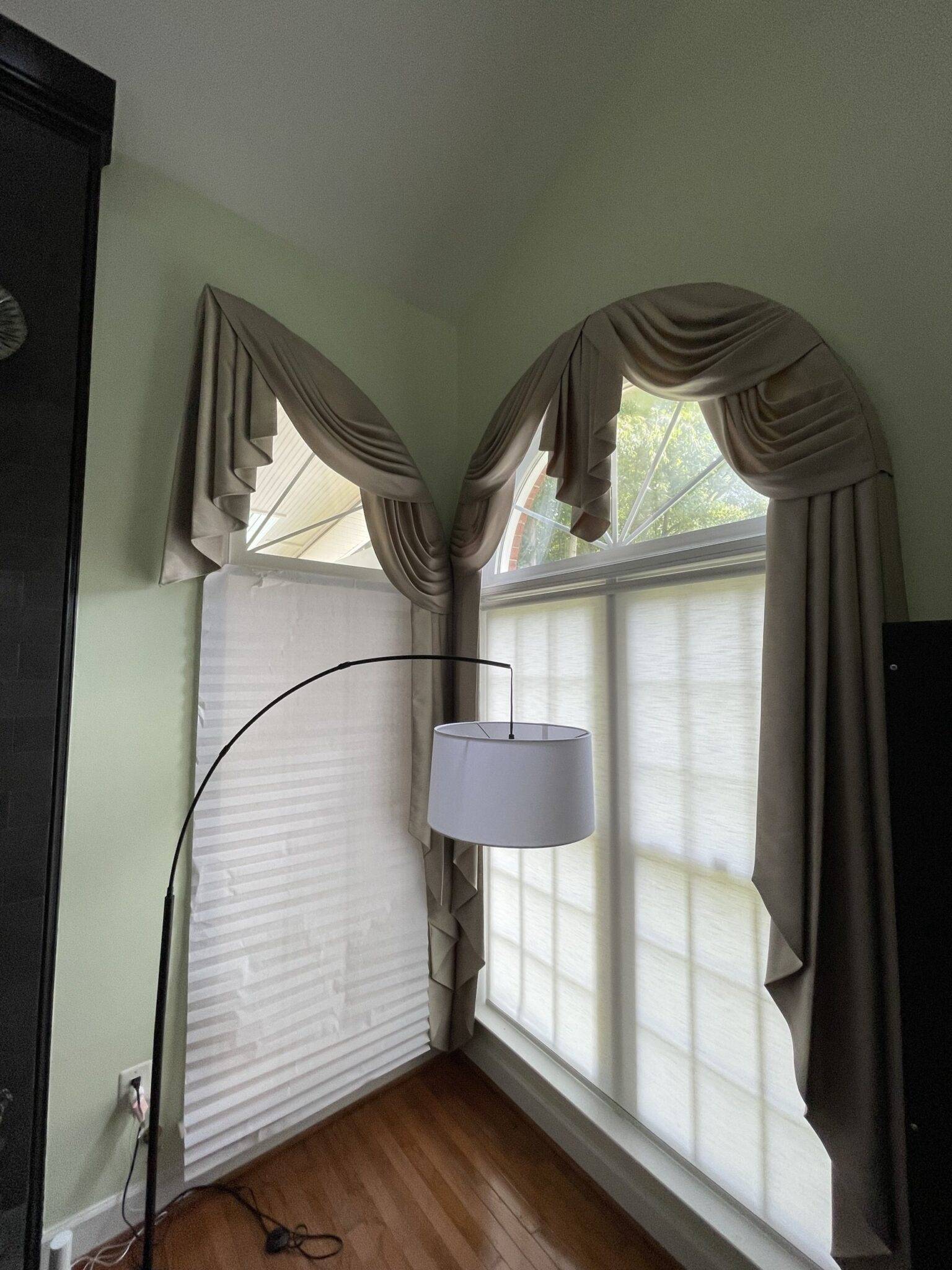 Arched Window Coverings - Couvrant | Blinds, Drapes, Shades & Shutters