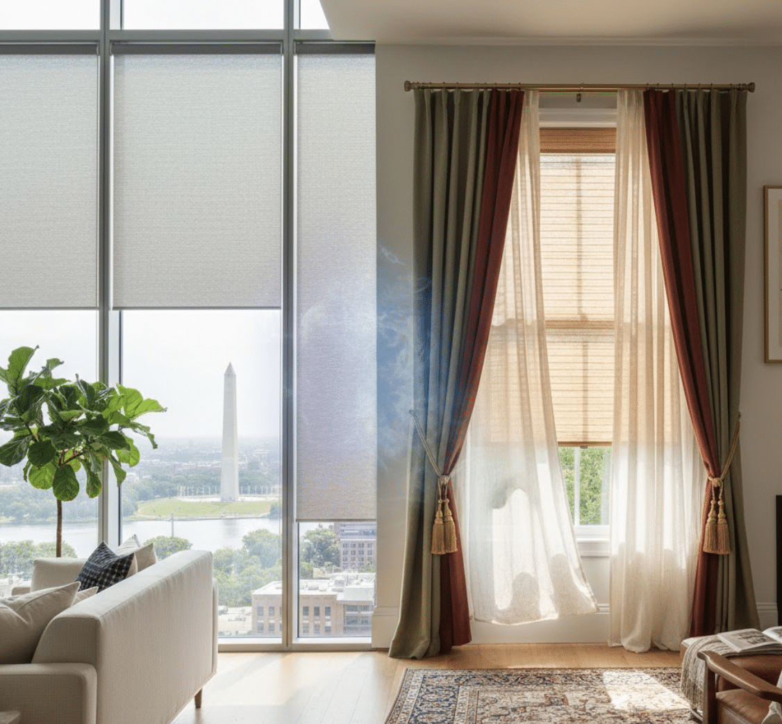 Beating DC Humidity & Winter Drafts with Strategic Window Treatments ...